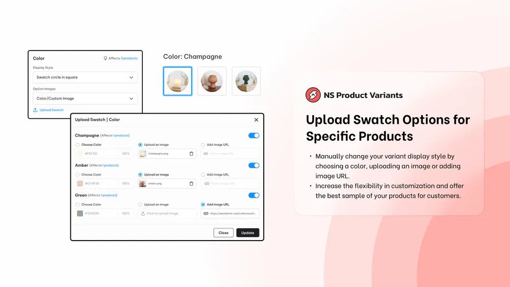 NS Image Swatch Variant Option