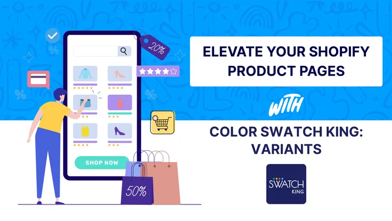 Easy Visual Variant Swatches with Color Swatch King: Variants for Shopify